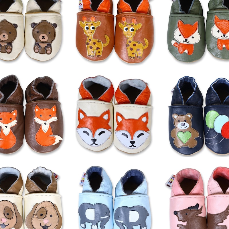 Leather First Baby Shoes - Etsy UK