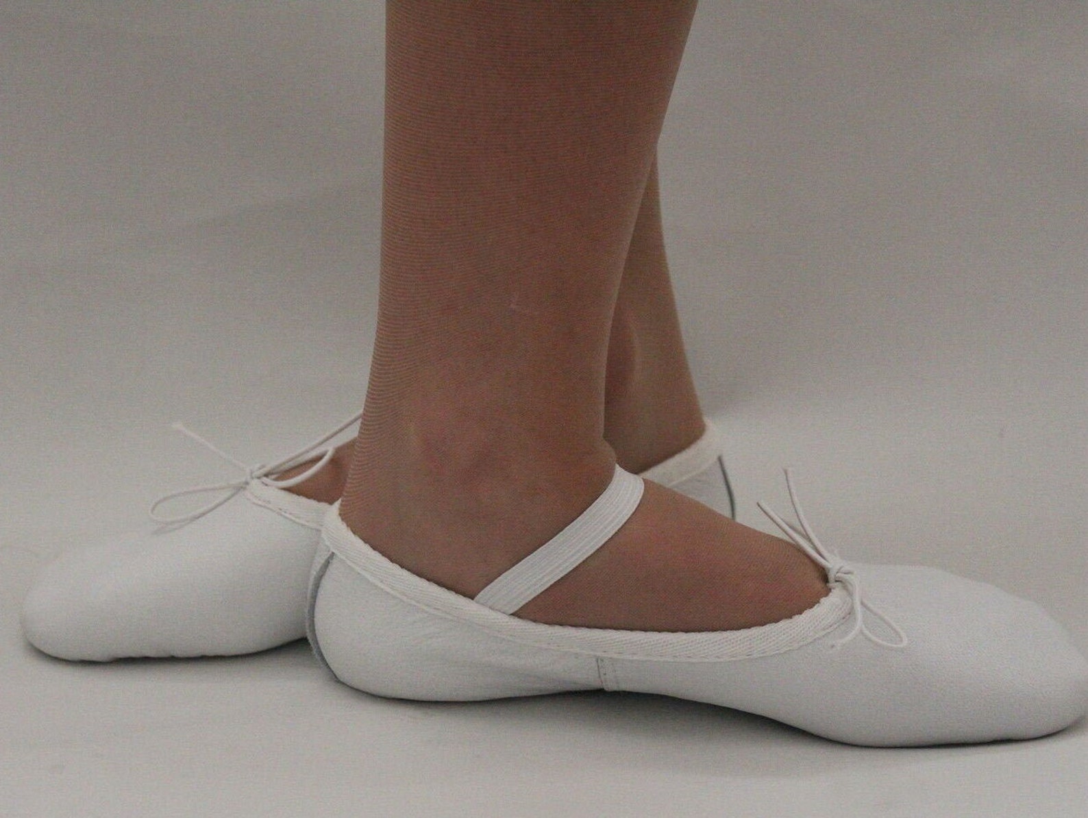 LEATHER Adult Ballet Shoes. Full Sole. Dance Gymnastics Yoga - Etsy