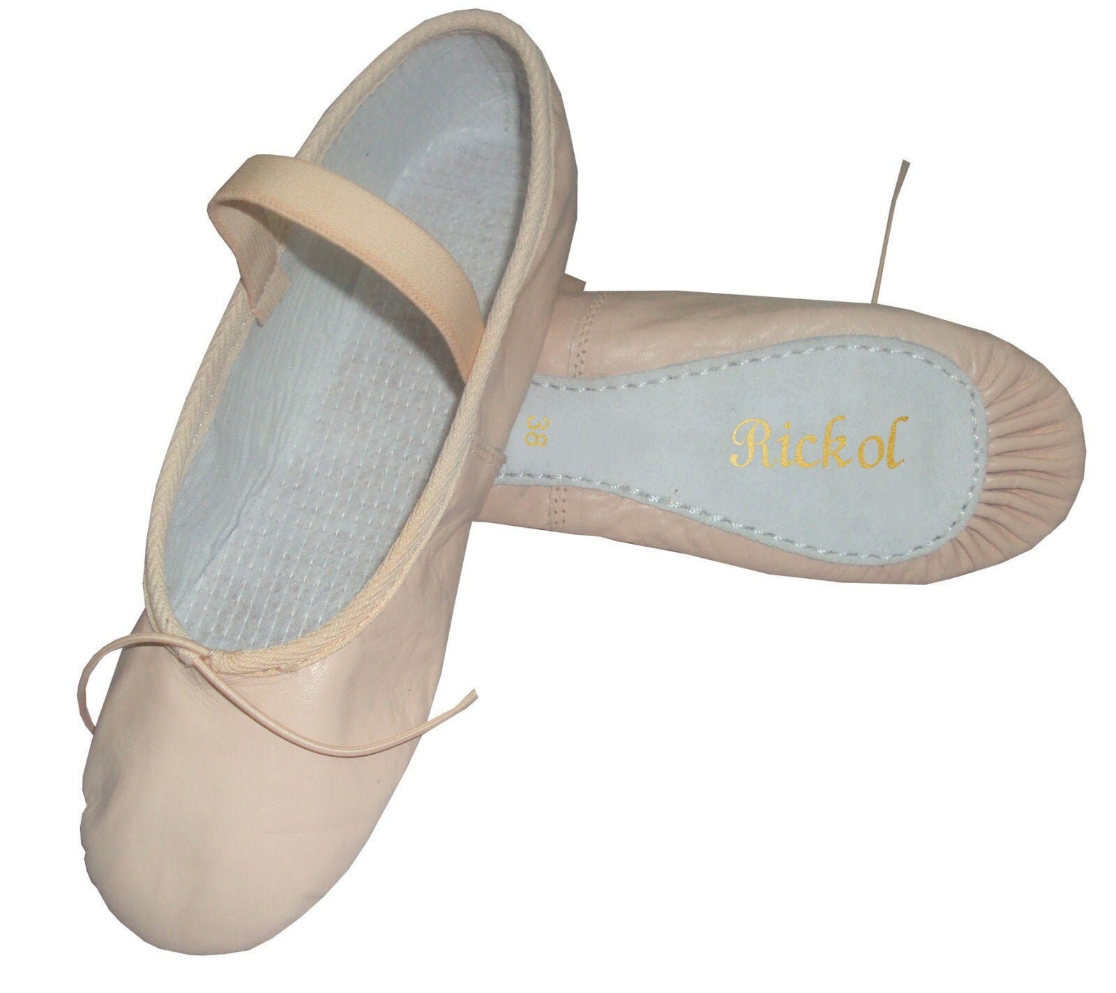 LEATHER Children Ballet Shoes. Full Sole. Dance Gymnastics - Etsy