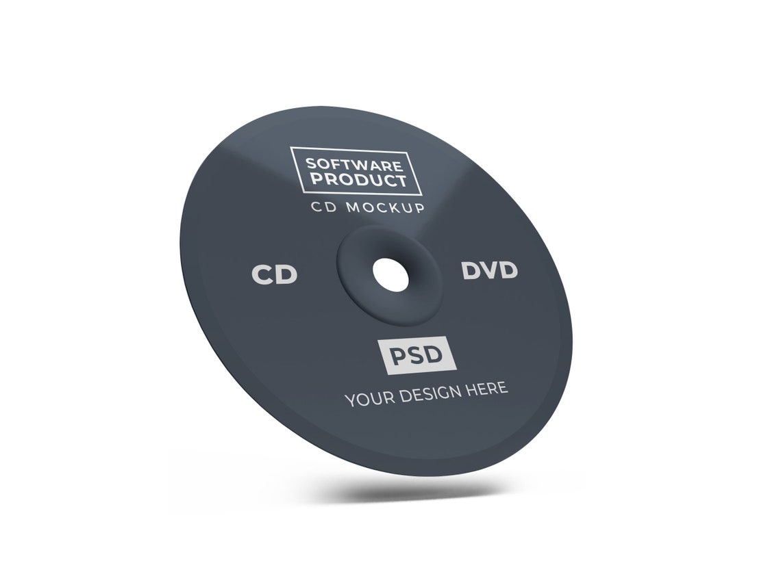 Compact Disc CD Mockup Template Bundle With Editable Background and ...