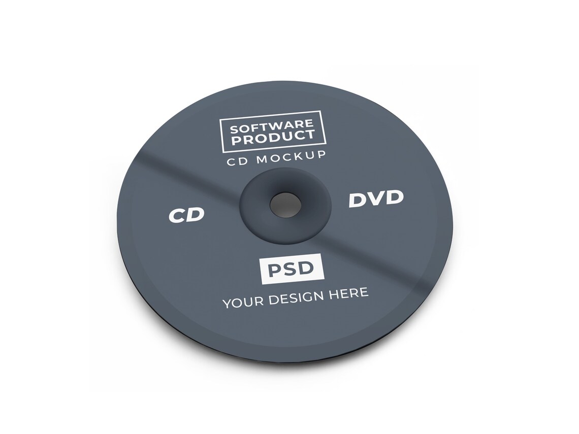 Compact Disc CD Mockup Template Bundle With Editable Background and ...