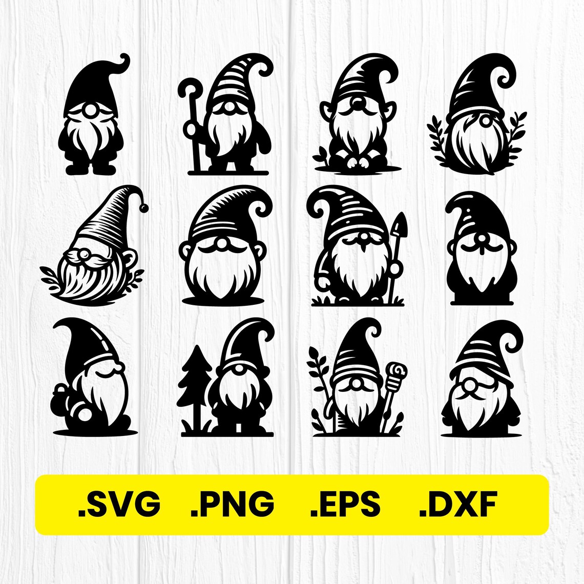 Christmas Gnome SVG Bundle: 12 Holiday Gnome Clipart Cut Files - Etsy
