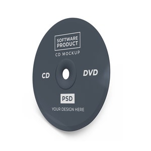 Compact Disc CD Mockup Template Bundle With Editable Background and ...