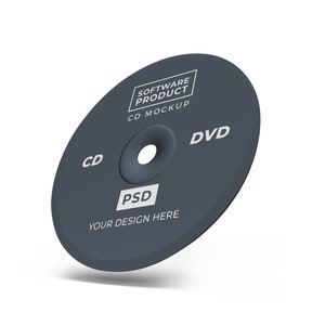 Compact Disc CD Mockup Template Bundle With Editable Background and ...