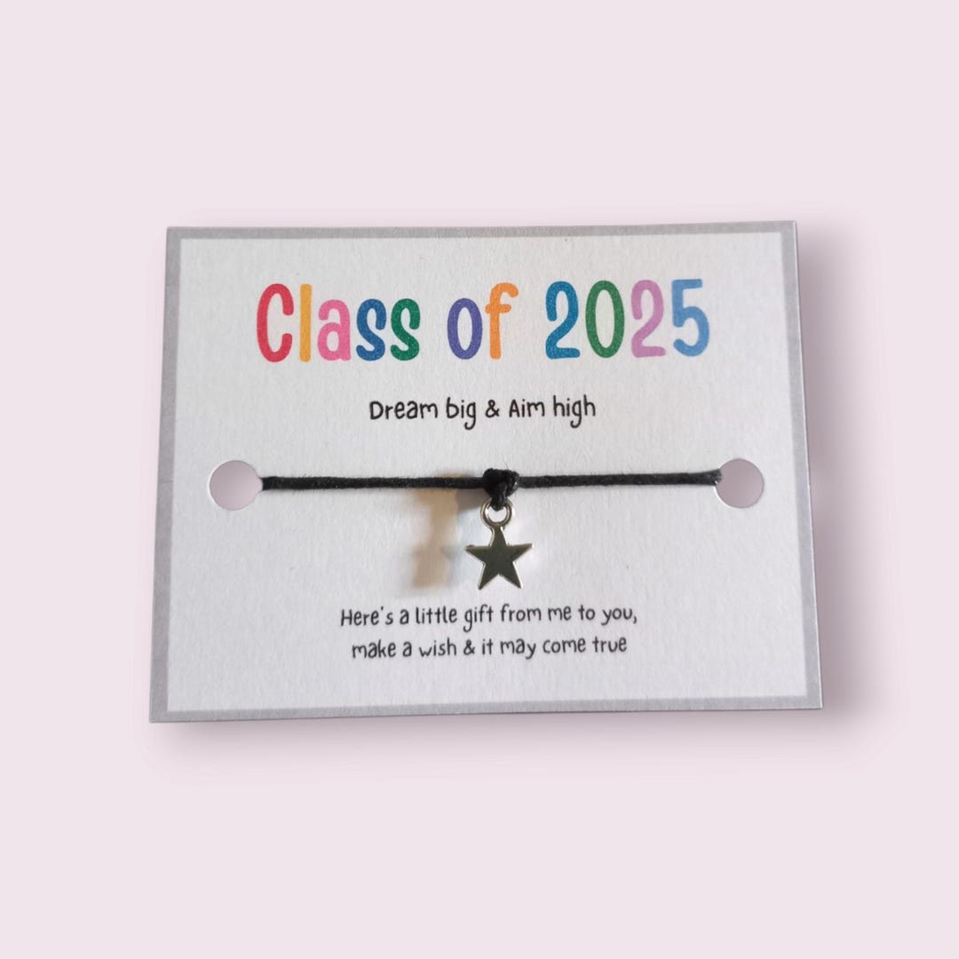 Bulk School Leaver Wish Bracelets Class Gift Class of 2025 Bulk PTA End ...