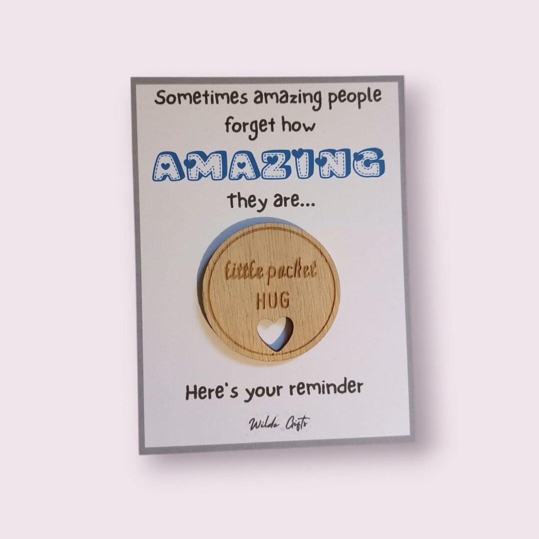 Amazing Hug Pocket Hug Pick Me up Gift Letterbox Gift Happy Mail Small ...