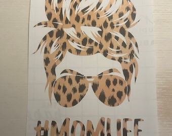 Cheetah Print Window Car Decal - Etsy