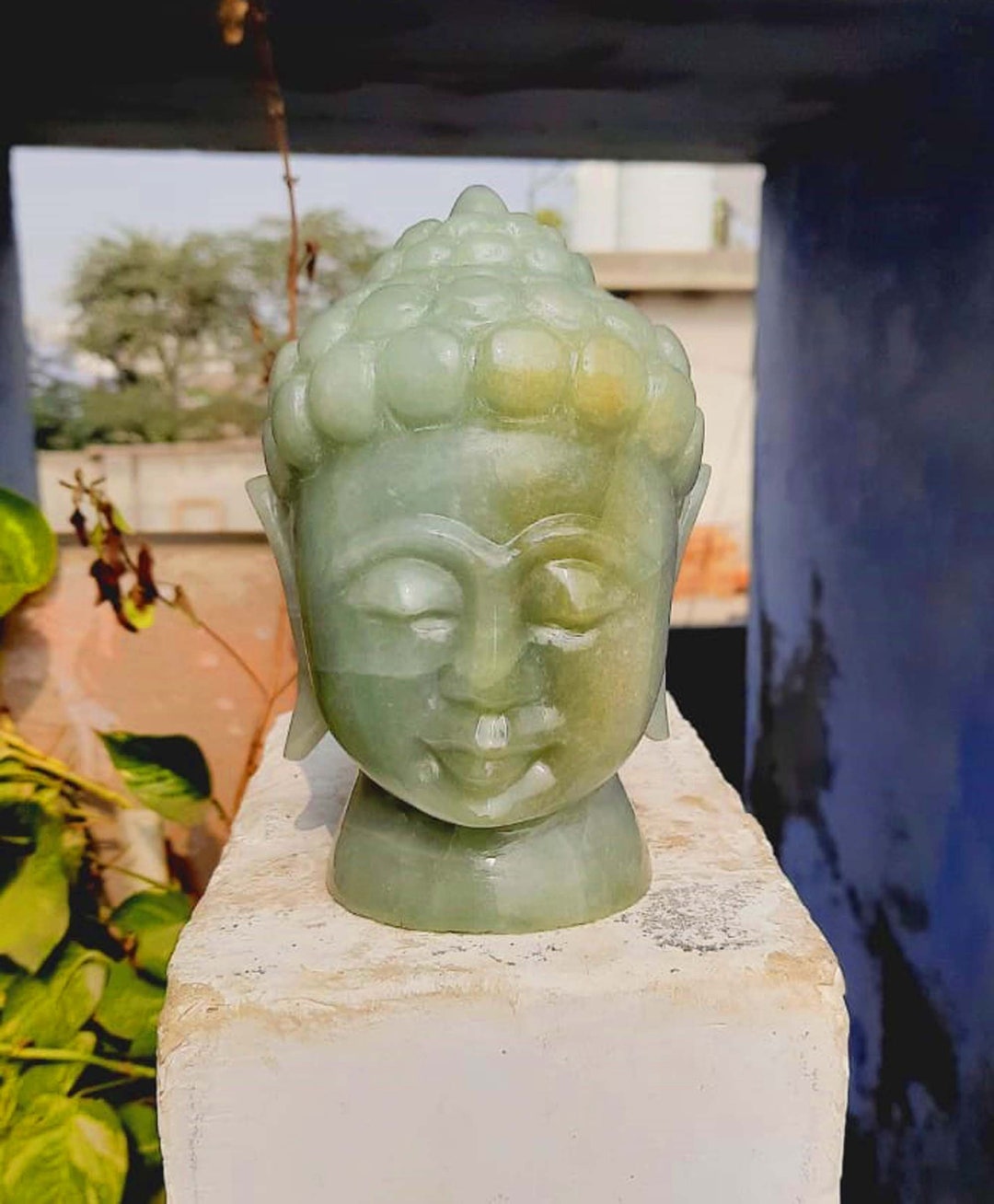 Happy Jade Carved Statue, Handmade Statue, Designer Gemstone Statue ...