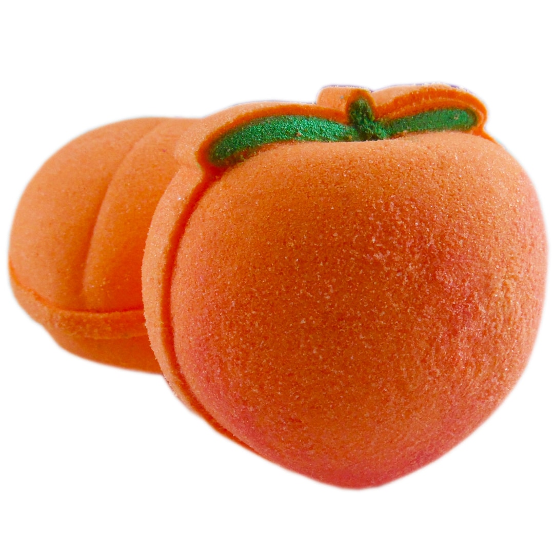 Giant Peach Bath Bomb Vegan Peach Bellini Bath Bombs Handmade Gift - Etsy