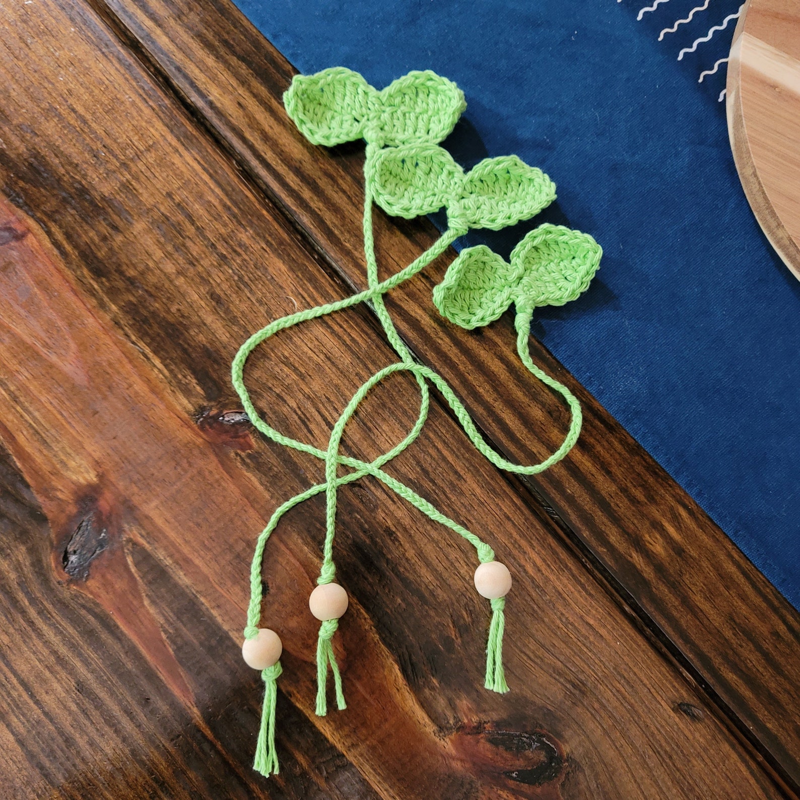 HANDMADE Crochet Bookmark Sprout Sprouting Leaf Page Saver - Etsy