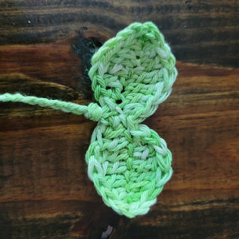 Handmade Crochet Sprout Bookmark – Nature-inspired Reading Accessory ...