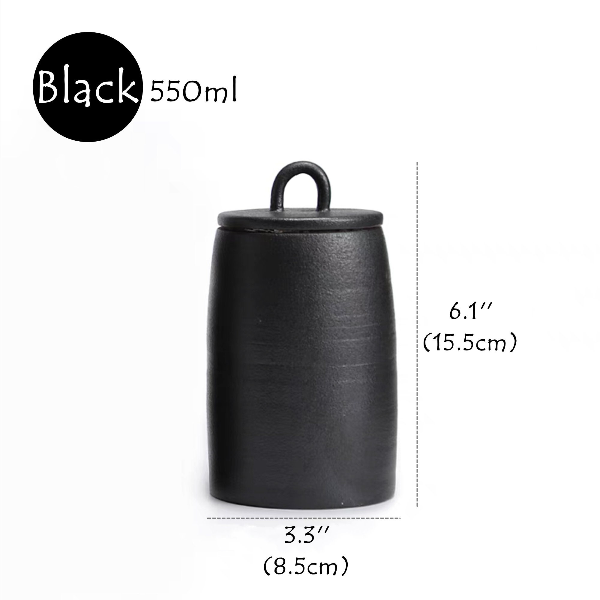 Stoneware Storage Jar With Lid/ceramic Jars With Lid/tea | Etsy UK