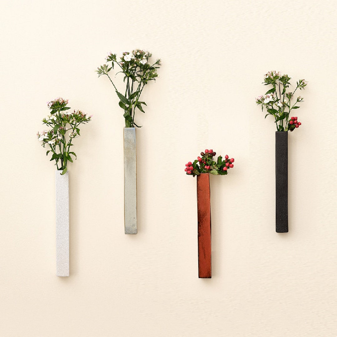 Wall Hanging Ceramic Vase, Wall Decor, Hydroponics Vase, Flower ...