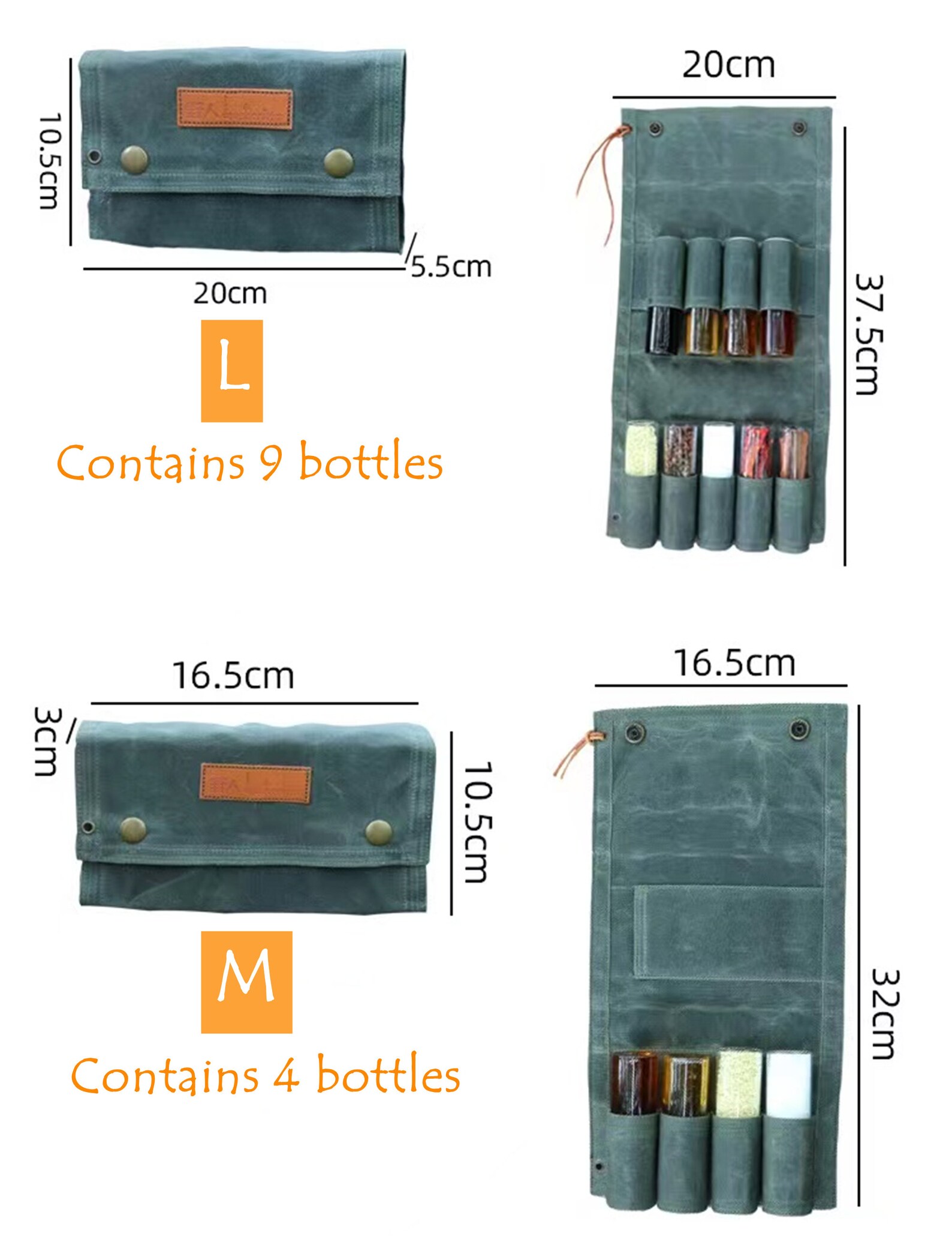 Waterproof Waxed Canvas Travel Spice Kit/bushcraft Spice - Etsy