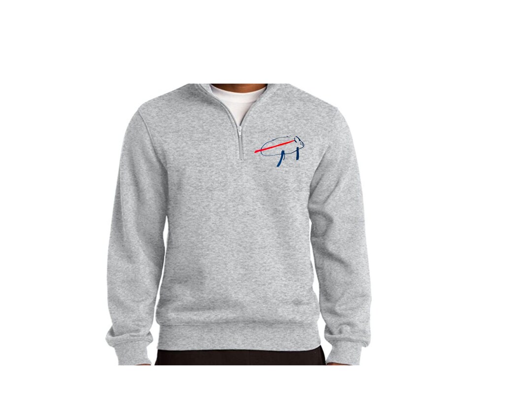 Josh Allen Potato Buffalo, 1/4 Zip Pullover, Buffalo Bills, Bills Mafia ...