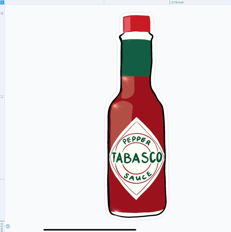 Tabasco Hot Pepper Sauce Sticker, Laptop Decal, Water Bottle Sticker ...