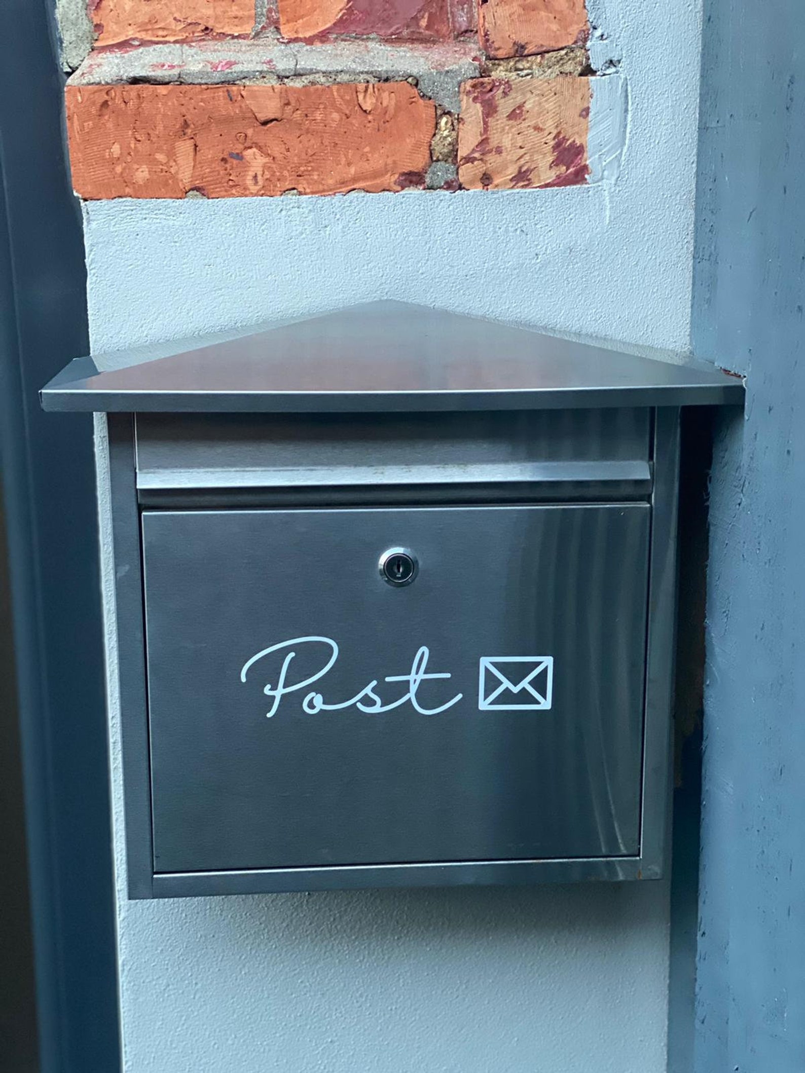 Custom Postbox vinyl label MADE TO ORDER vinyl decal | Etsy