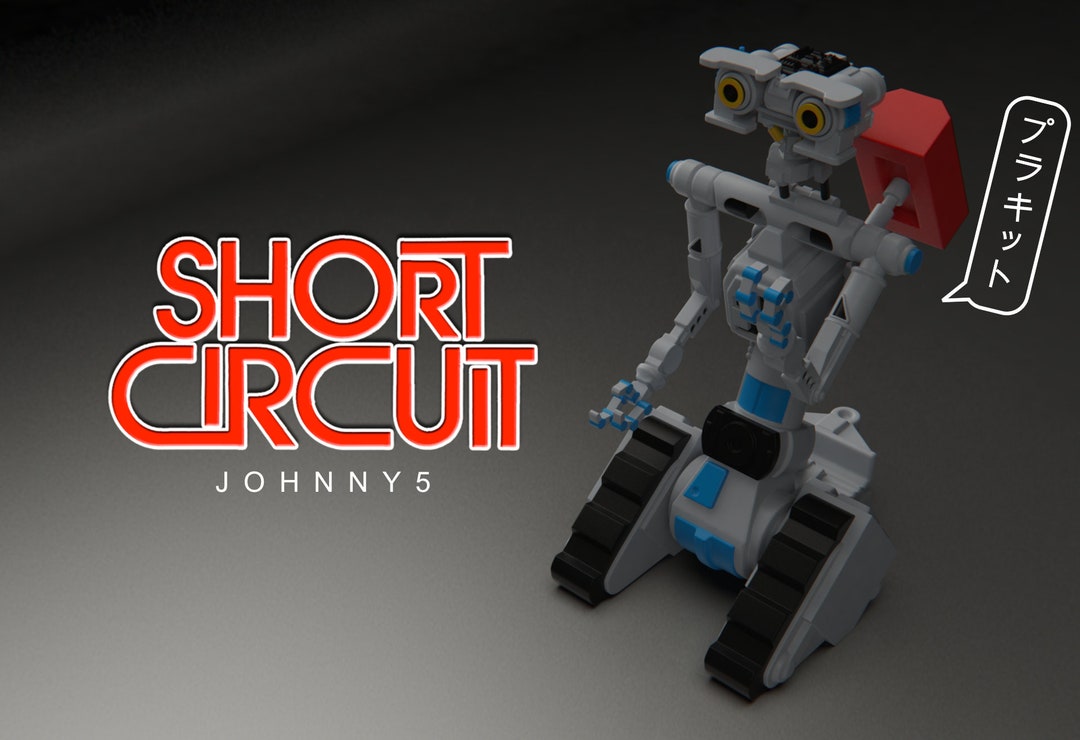 Short Circuit: Johnny 5 Plakit Toys - Etsy