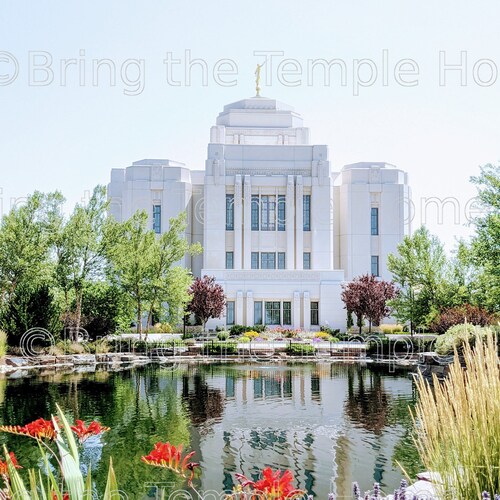 Meridian Idaho Temple Digital Image - Etsy