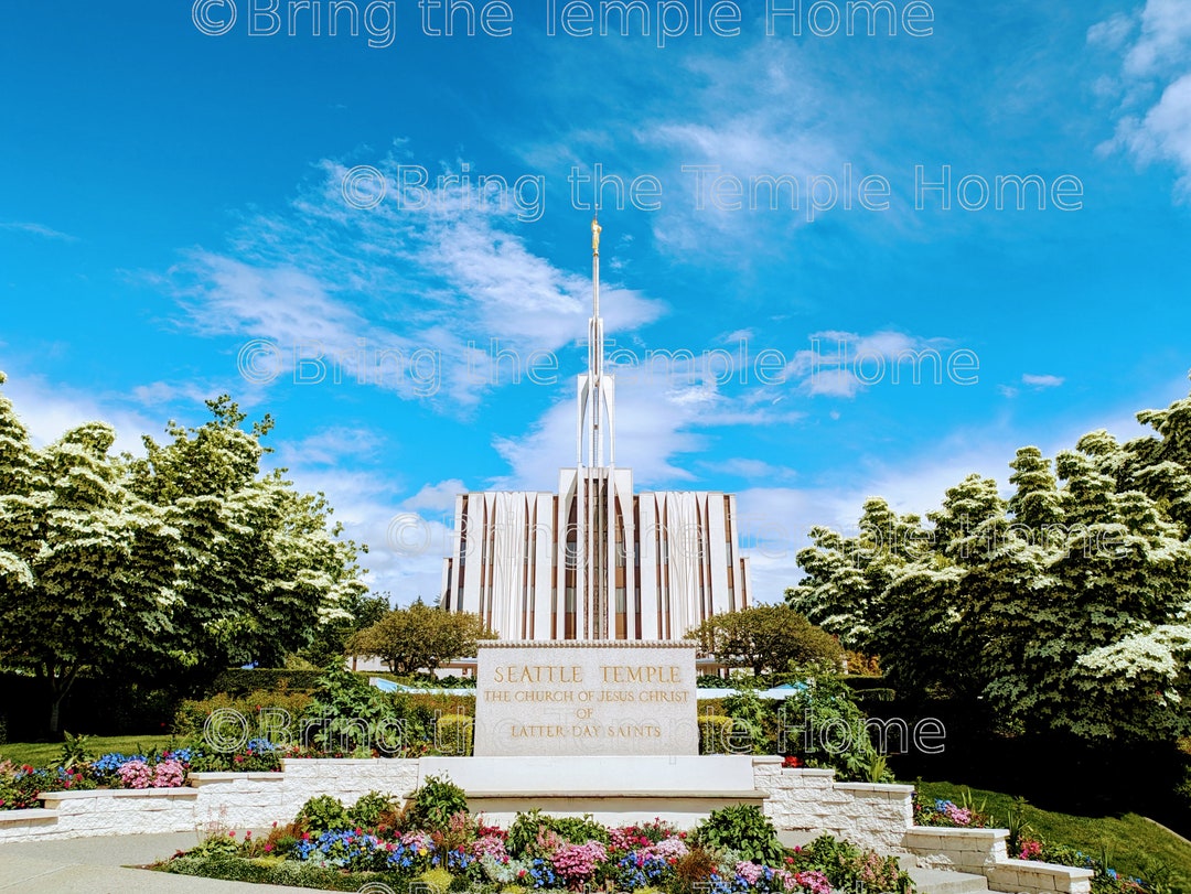 Seattle, Washington Temple Digital Download - Etsy