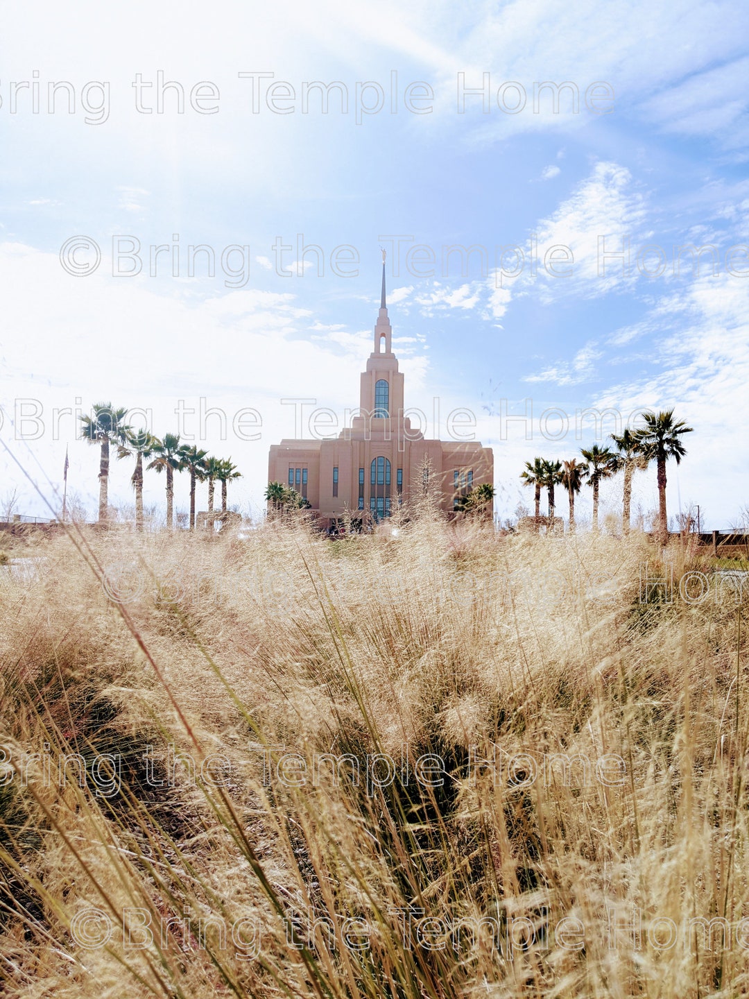 Red Cliffs, Utah Temple Digital Download Vertical - Etsy