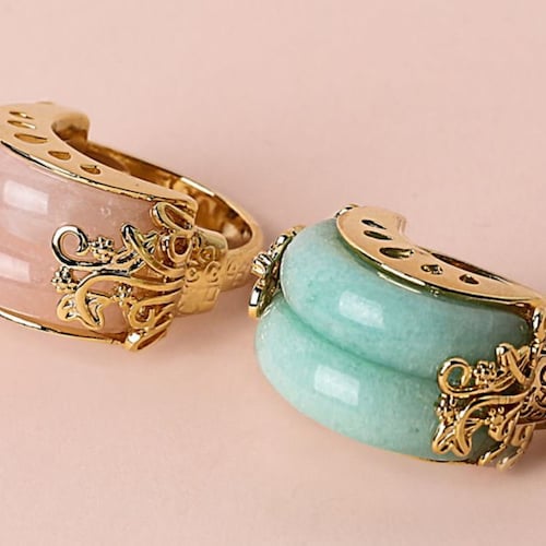 Korean Traditional Wedding Ring Hanbok Ring Double Jade Ring - Etsy