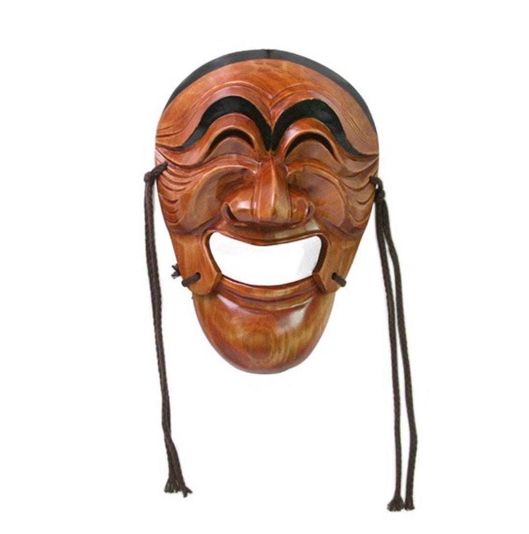 Korean Traditional Yangban Mask Interior Wall Decoration - Etsy