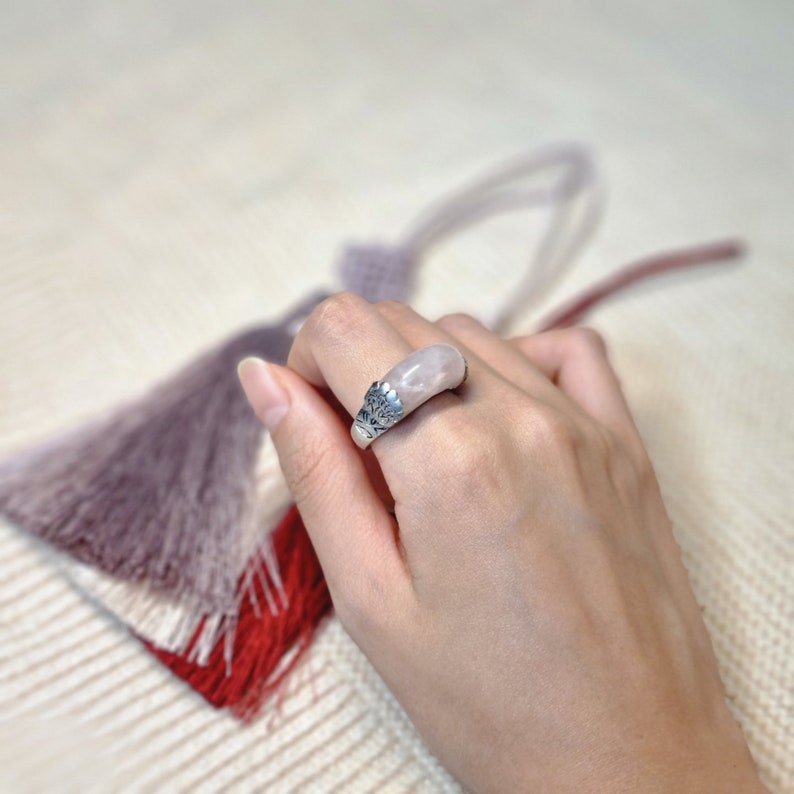 Korean Traditional Hanbok Ring Simple Jade Ring Wedding - Etsy