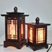 Korean Traditional Crafts Four Gracious Plants Hanji Lantern Antique ...