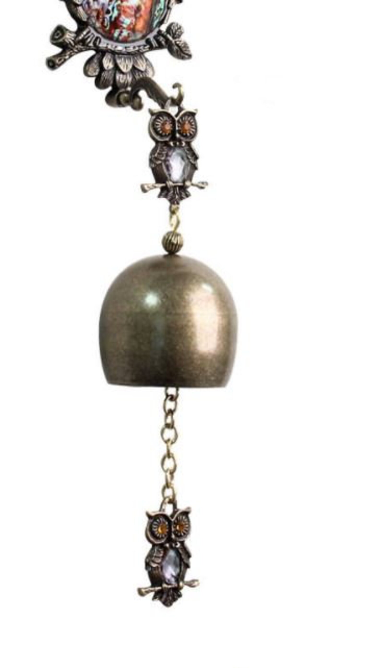 Korean Luxury Najeon Rich Owl Doorbell Wind Bell - Etsy