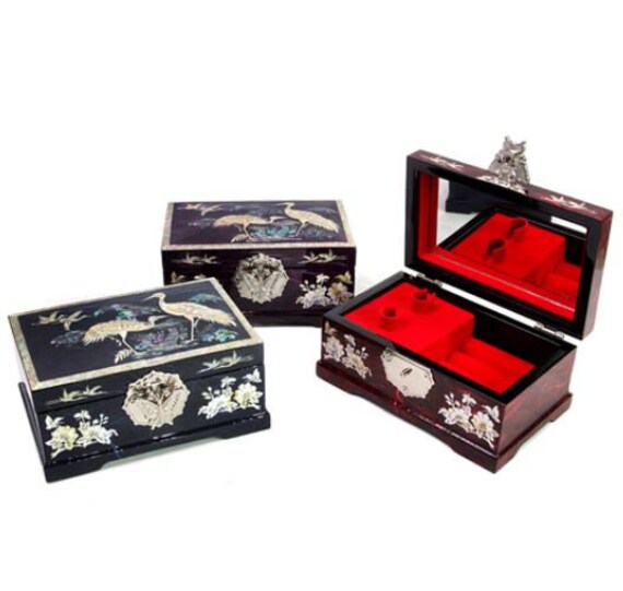 Najeon Mother of Pearl Songhak Arirang Music Box Hanji - Etsy
