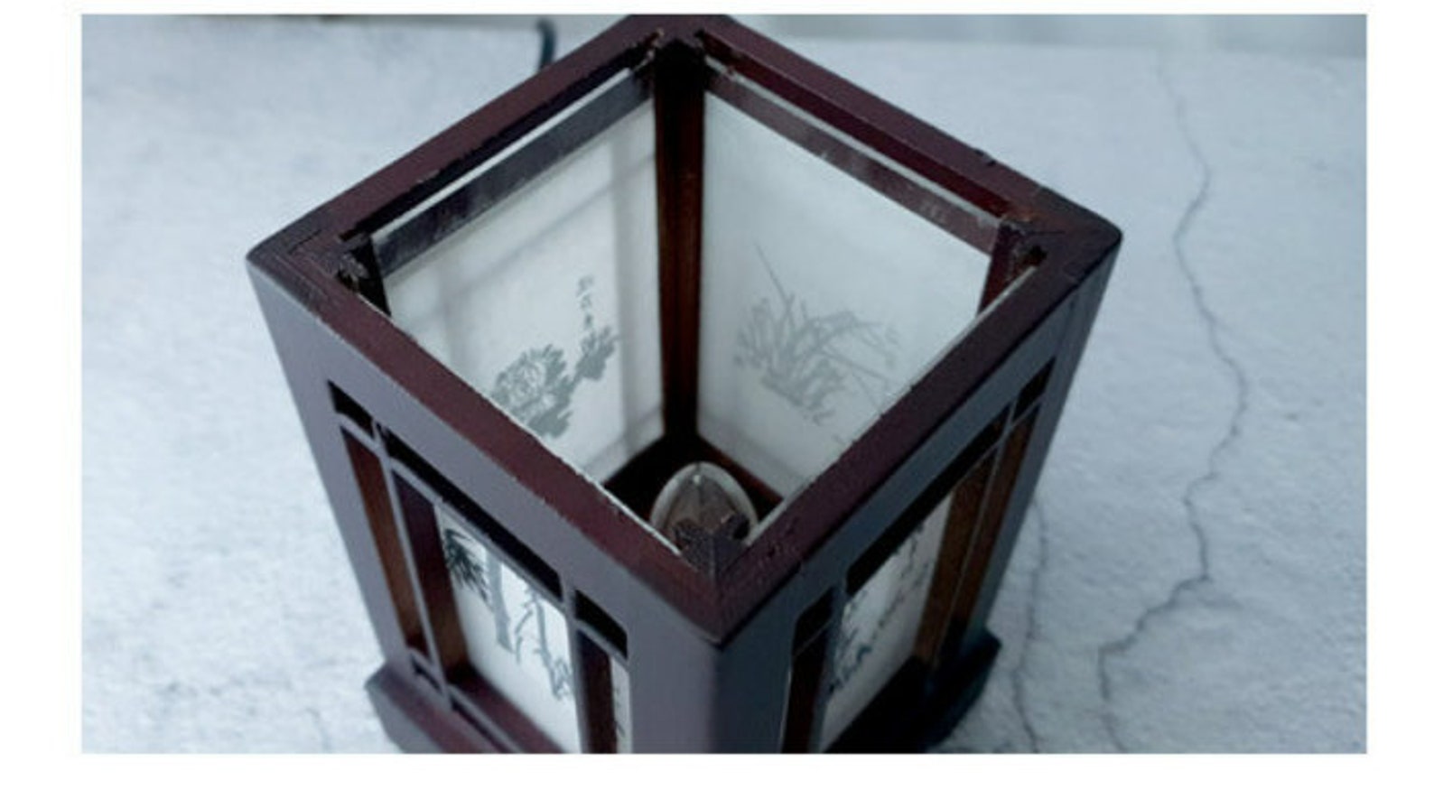 Korean Traditional Crafts Four Gracious Plants Hanji Lantern | Etsy