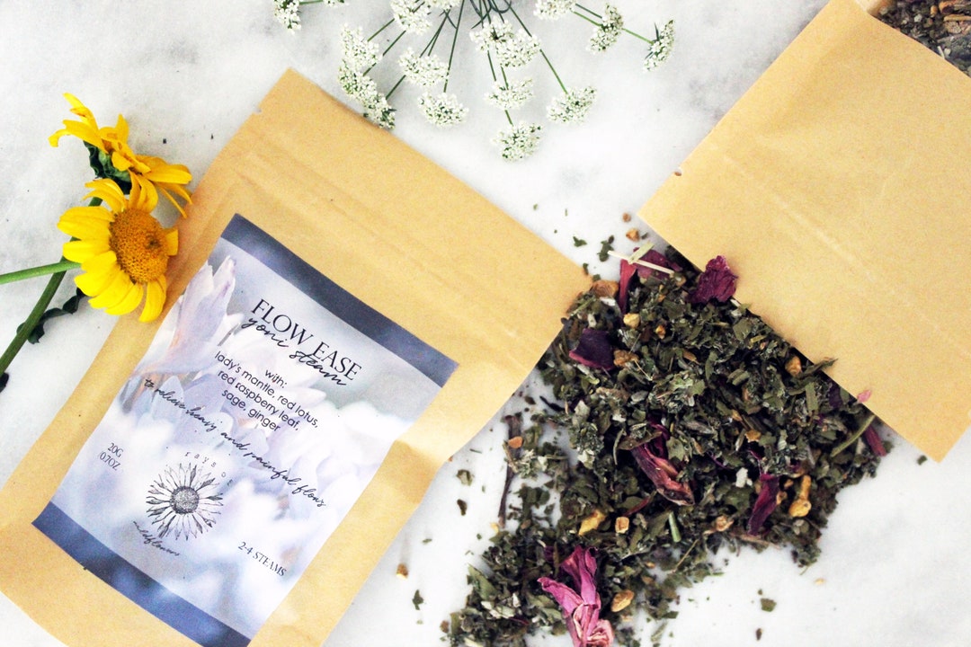 Flow Ease Yoni Steam to Ease Heavy Flows Lady's Mantle - Etsy