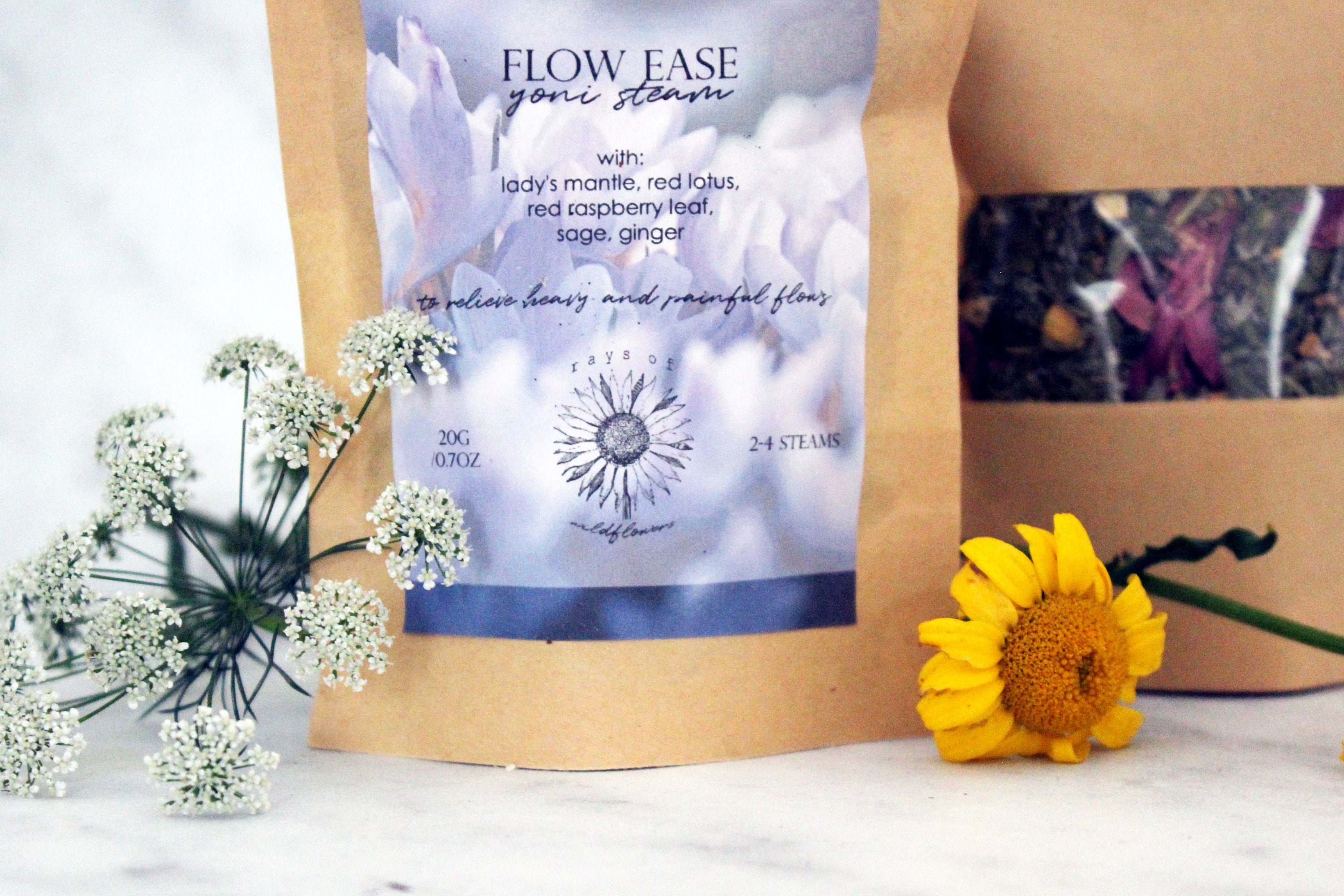 Flow Ease Yoni Steam to Ease Heavy Flows Lady's Mantle - Etsy