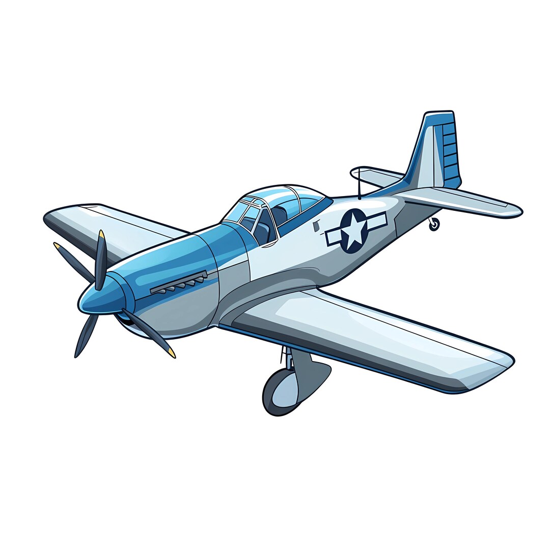 Cartoon Plane Clipart Set of 9: Watercolor Style Pngs (digital Download ...