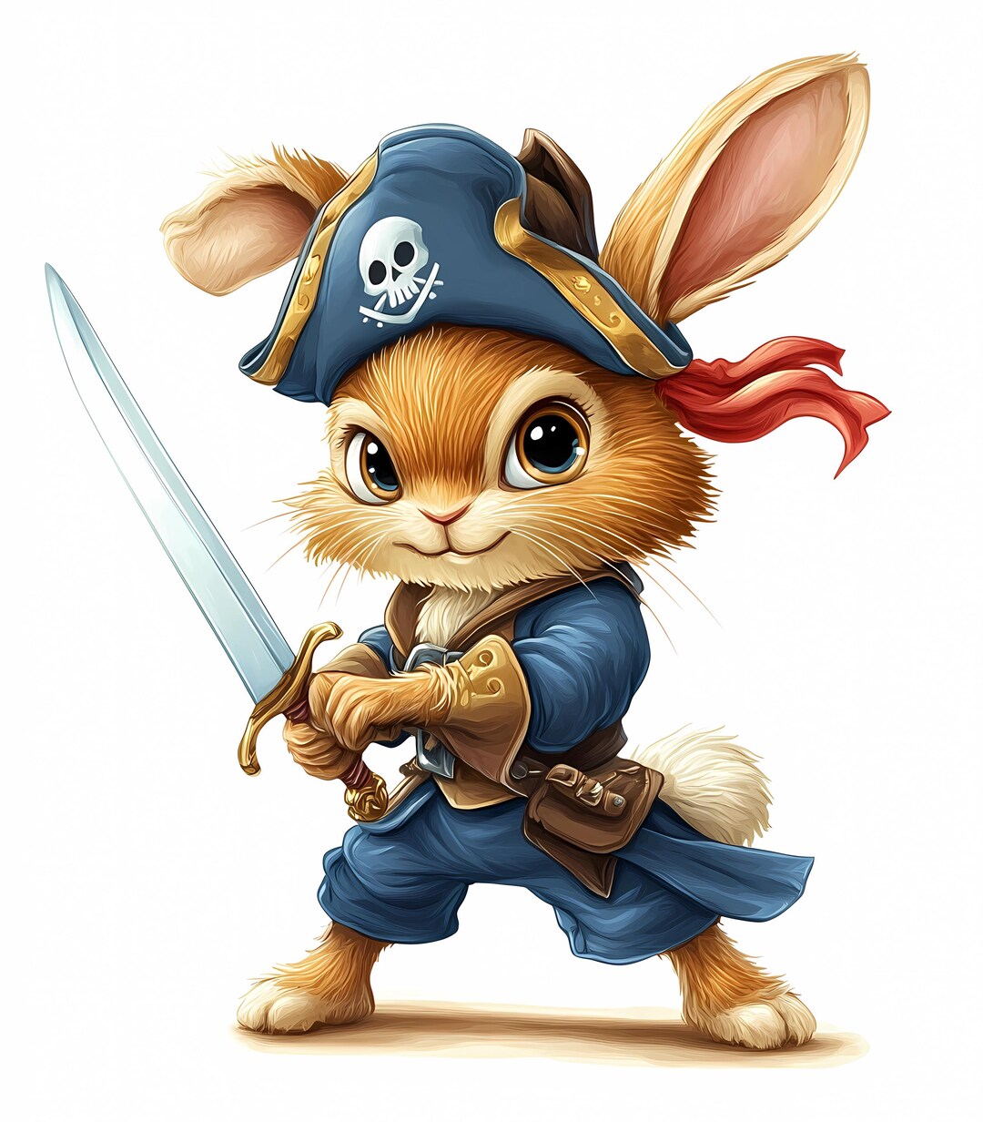 8 Cute Pirate Bunnies Clipart, Pirates High Quality Pngs Clipart ...