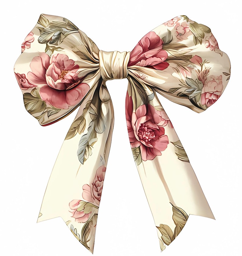 9 Colored Coquette Ribbon Bow PNG Clipart, Watercolor Wedding Flower ...