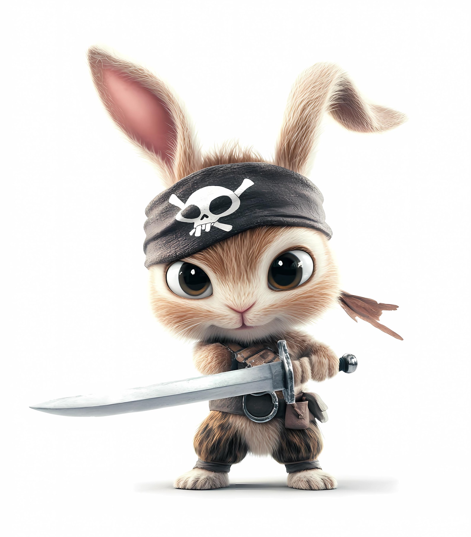 Set of 8 Cute Pirate Bunnies Clipart, Pirates High Quality PNG Clipart ...