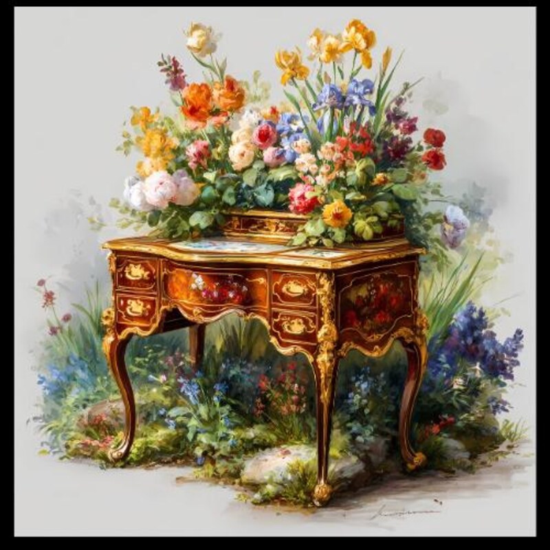 French Rococo Desk - Etsy