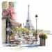 Paris Cafe Watercolor Clipart Bundle, Eiffel Tower Art (PNG JPG) - Etsy