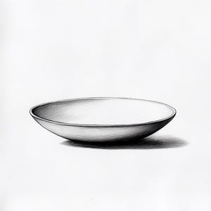 Minimalist Bowl Line Drawing PNG Bundle Set of 10 – Hand-drawn Black ...