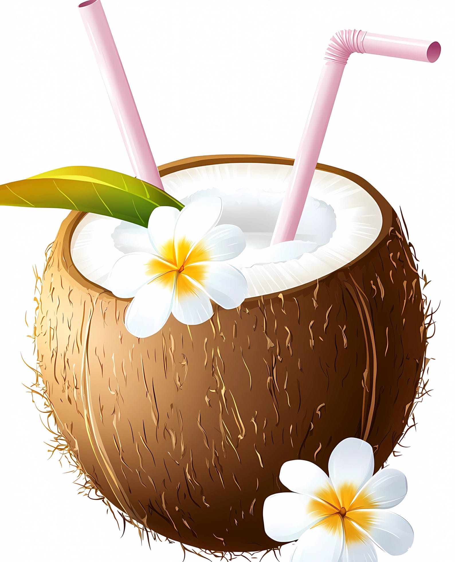 Coconut Cocktail Clipart Bundle: Beach Drink Pngs for Junk Journals - Etsy