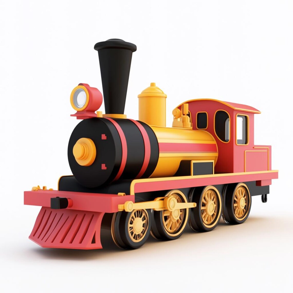 8 Cute Train Clipart, Cartoon Train, Railroad Clipart, Locomotive ...