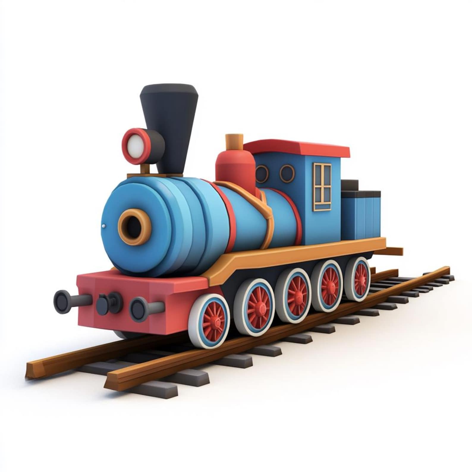 8 Cute Train Clipart, Cartoon Train, Railroad Clipart, Locomotive ...