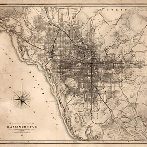 Printable Vintage City and World Map Bundle – Retro Antique Maps of ...