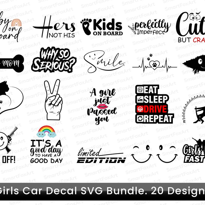 Car Decals for Women - Etsy