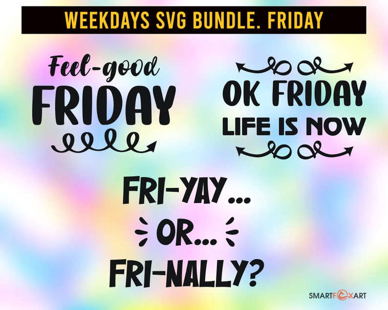 7 Days of the Week SVG Bundle, Weekdays Hustle Quote SVG, Monday to ...
