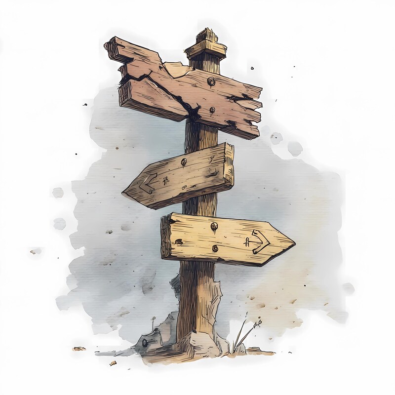 Old Wood Road Sign - Etsy