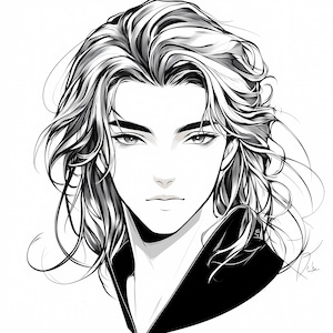 Boy Line Art Clipart Bundle, Boy Face Simple Line PNG, Masculine ...