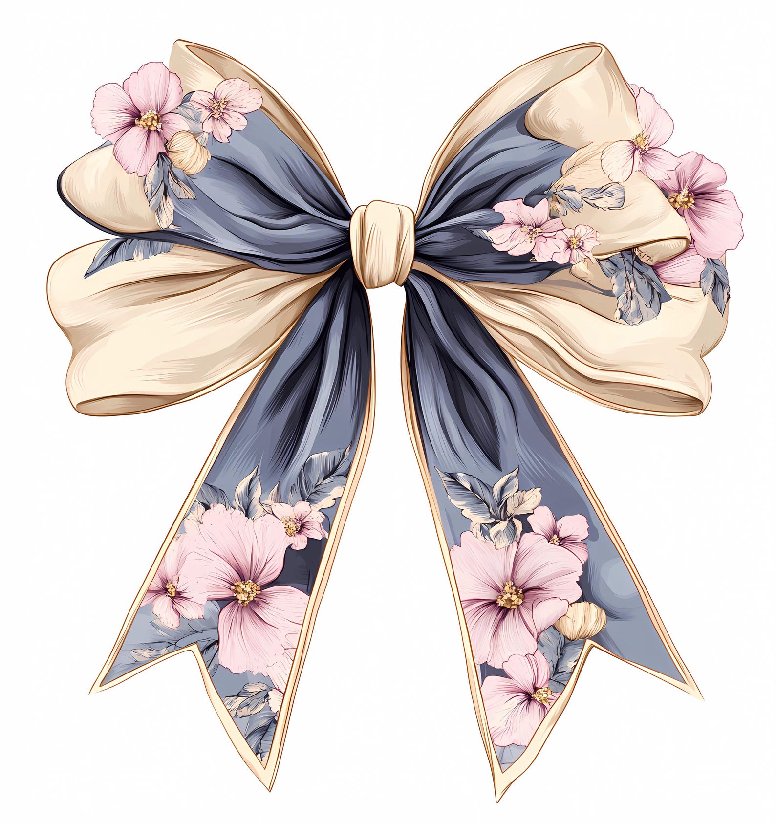 9 Colored Coquette Ribbon Bow PNG Clipart, Watercolor Wedding Flower ...